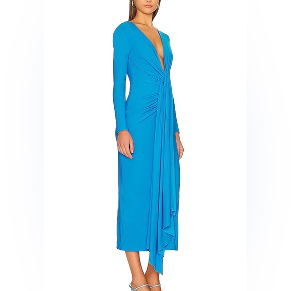 Solace London | Dresses | Solace London Lorena Midi Dress In Azure Size ...